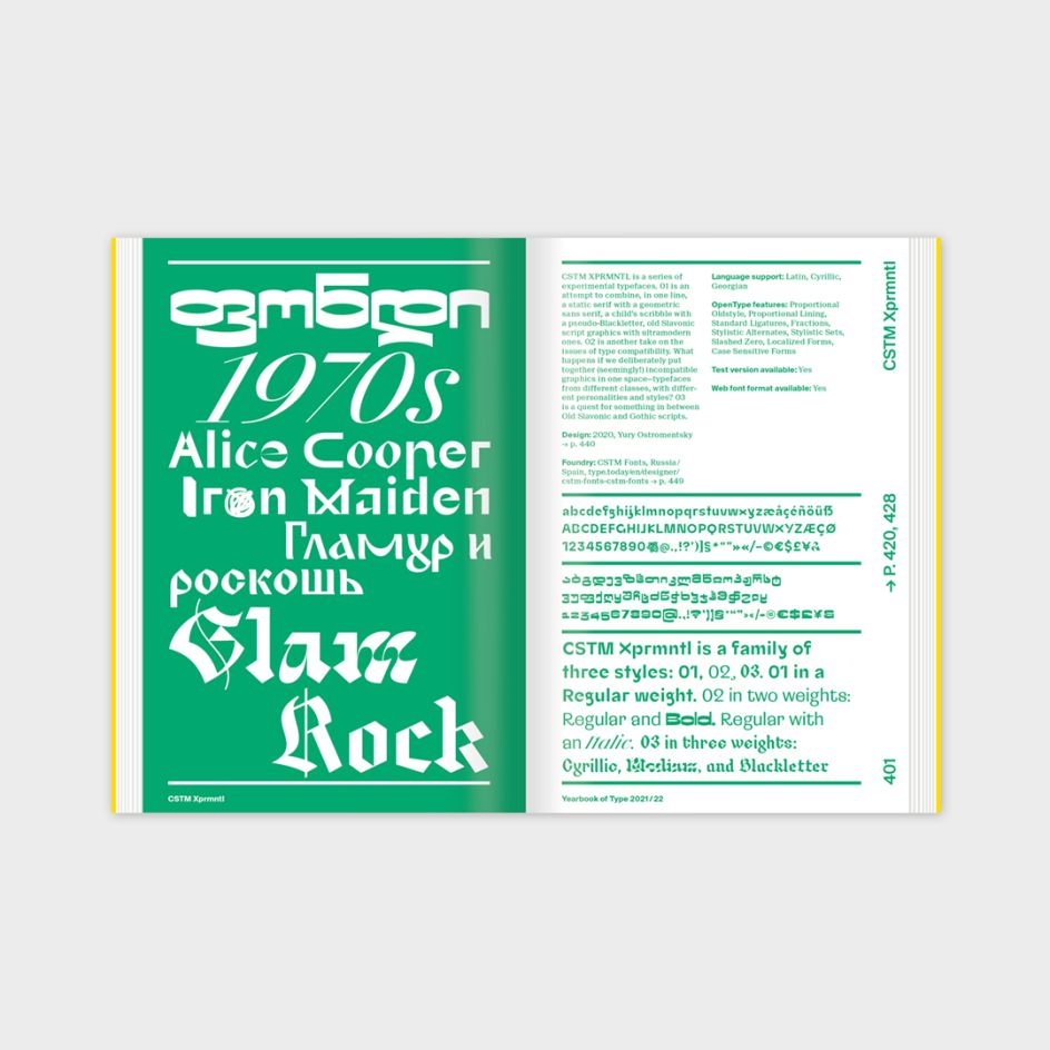 The new Yearbook of Type showcases the world's latest typefaces in the ...