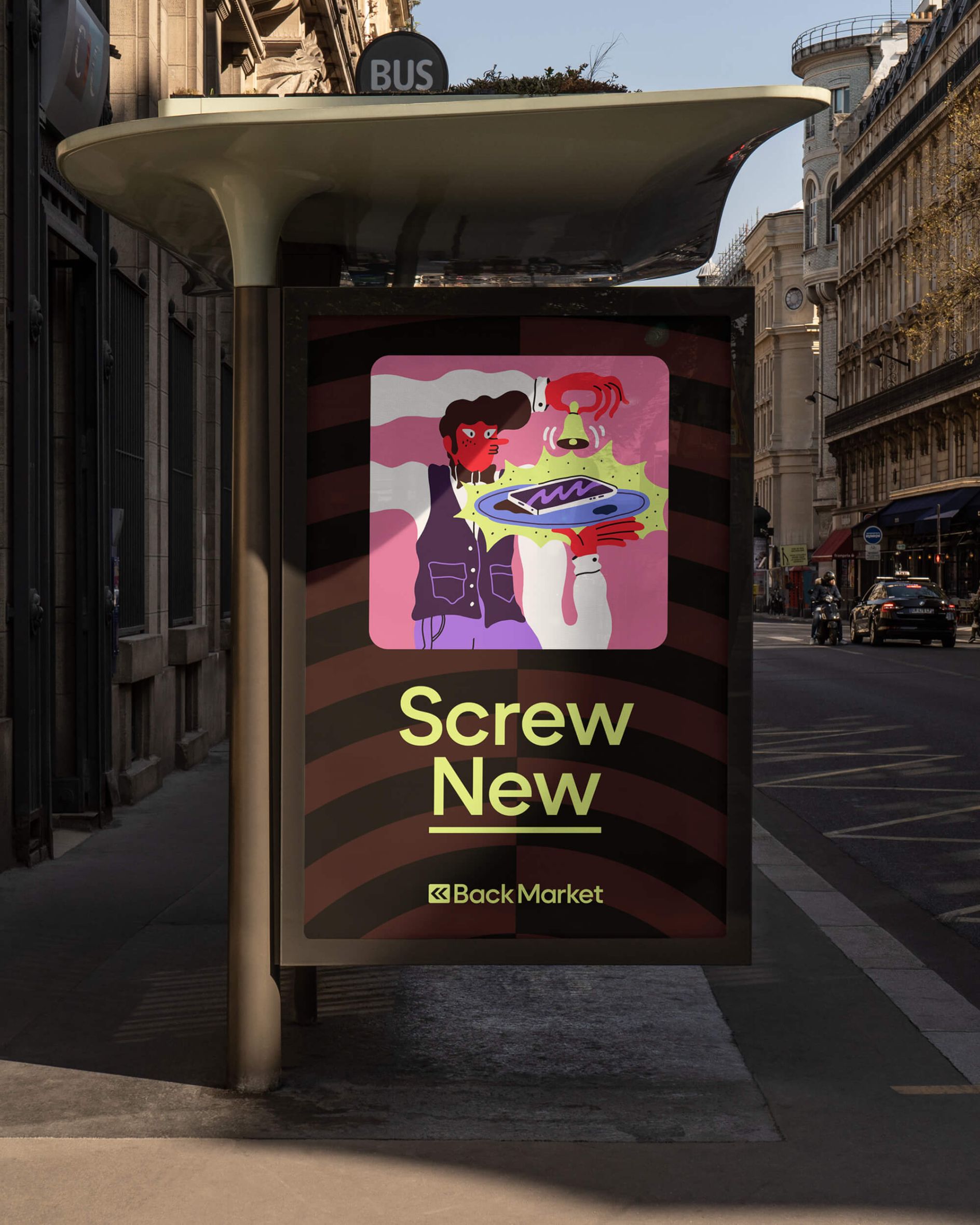 Visual identity for refurb site Back Market channels its passion for ...