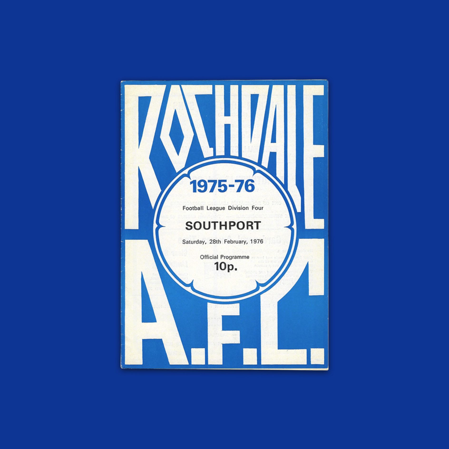 One Shilling: Beautifully designed football programmes from the 1960s ...