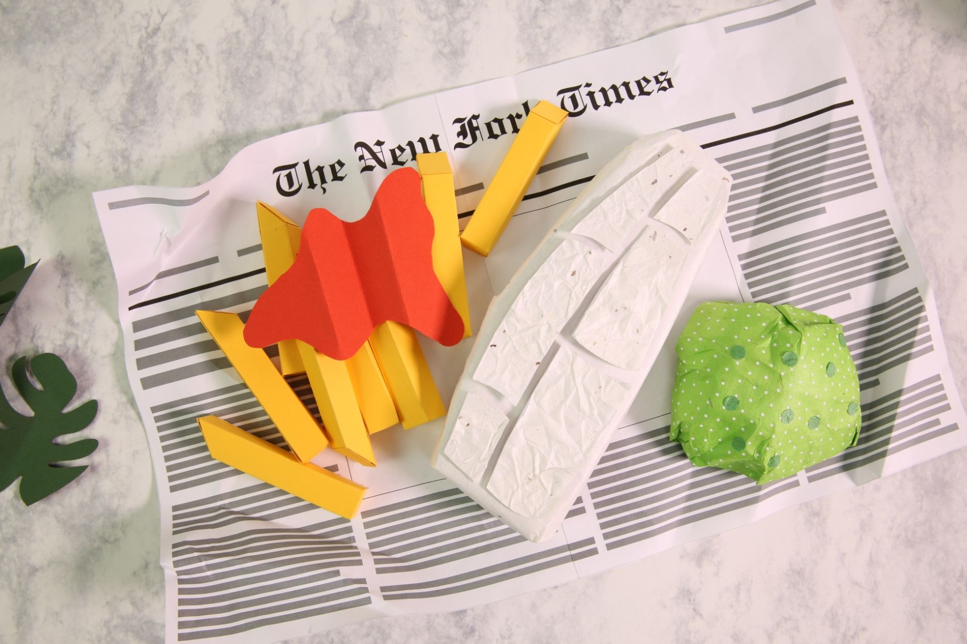 Papermeal: Melbourne's Yelldesign crafts paper food to animate full ...