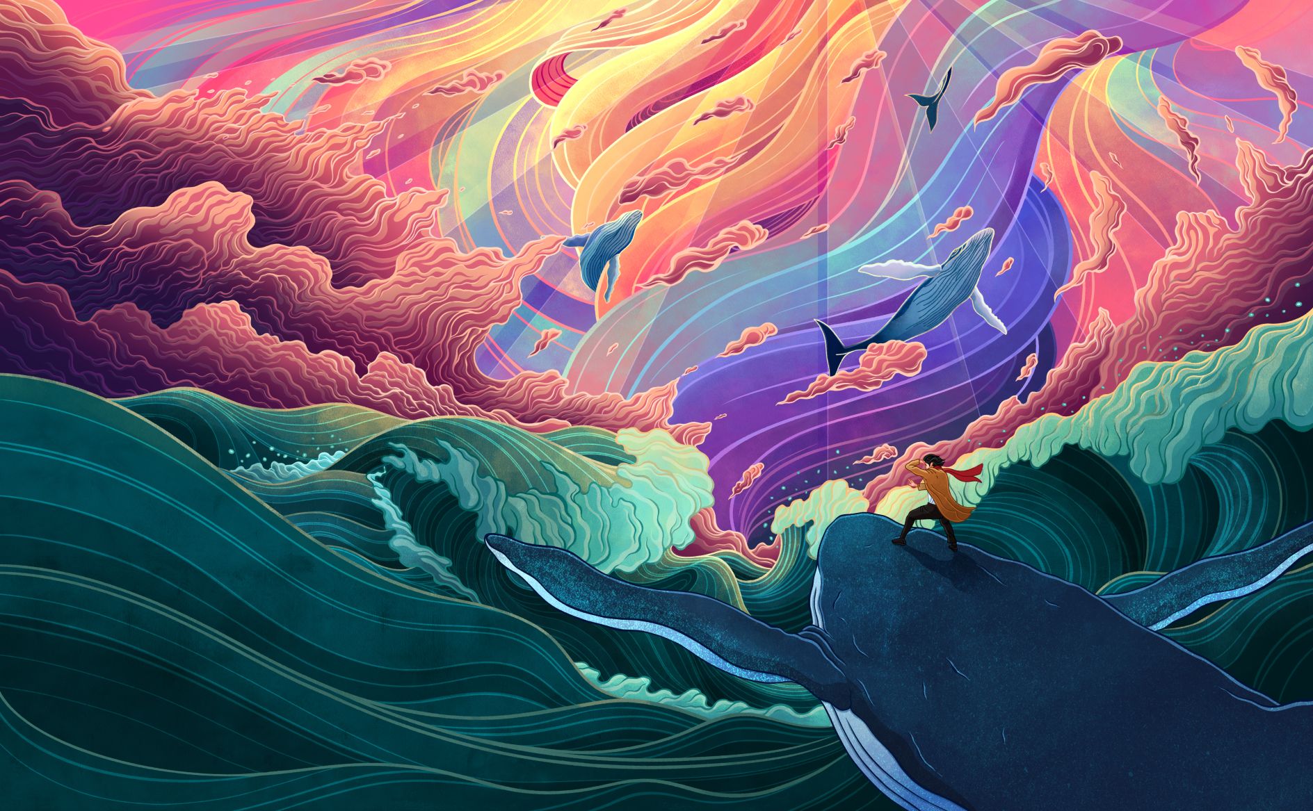 Illustrator Jason Lyon is flying high in 2021 | Creative Boom