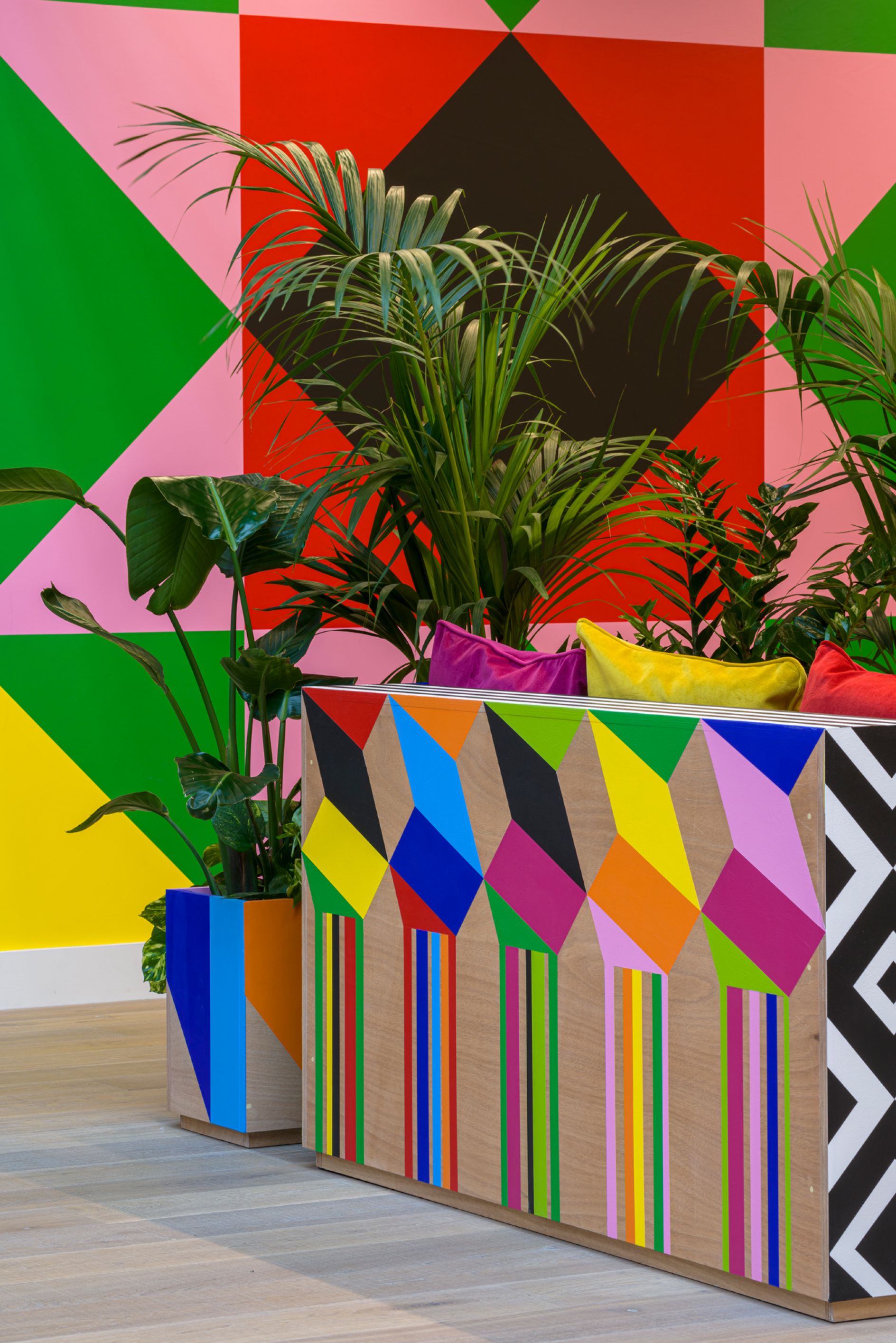 Morag Myerscough's new installation celebrates the redevelopment of ...