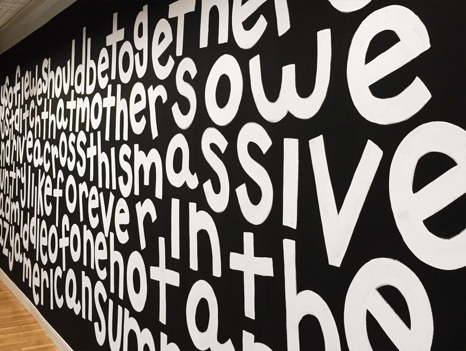 Timothy Goodman's new playful hand-painted typographic murals ...
