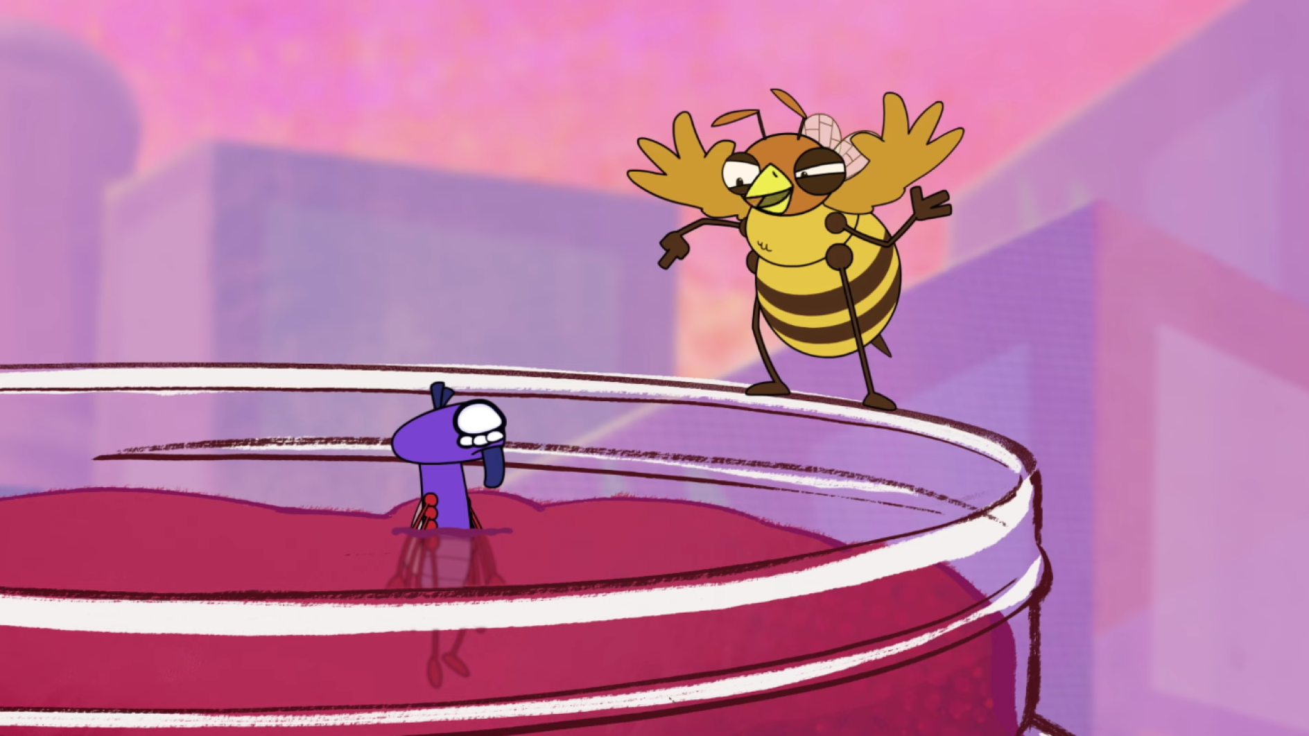 New online Aardman series is a loving parody of superhero comics ...