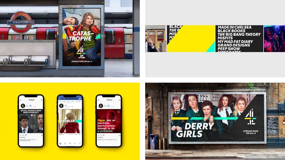 Channel 4 and DixonBaxi unveil a new logo and brand identity for All4 ...