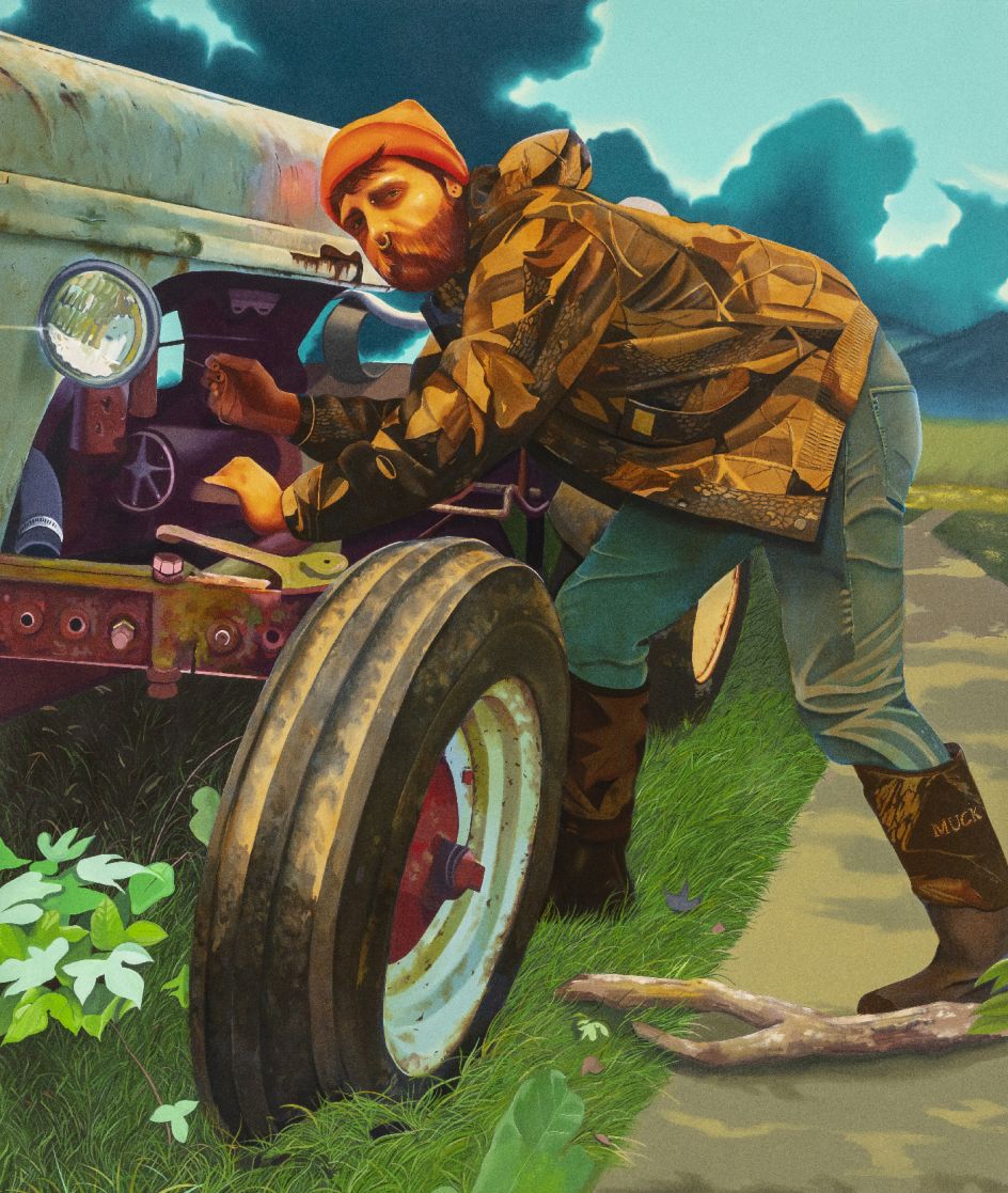 Danny Ferrell's luminous paintings of friends and loved ones evoke a ...