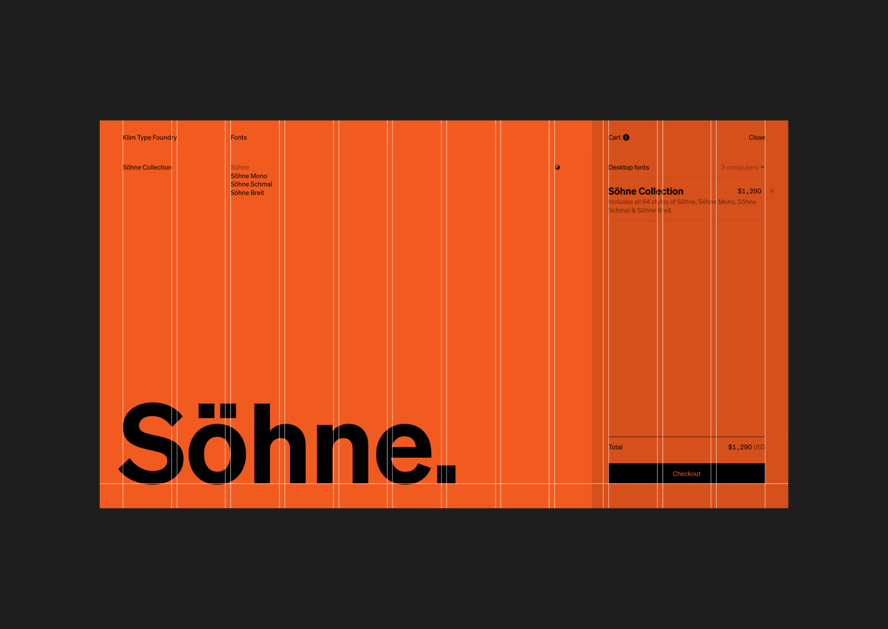 Type foundry Klim launches a new typeface, Söhne, along with a gorgeous ...