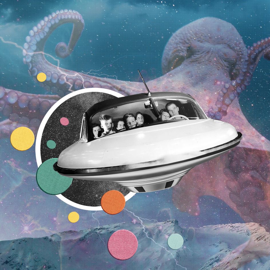 Retro-inspired digital collages by Joe Simpson that imagine a more ...