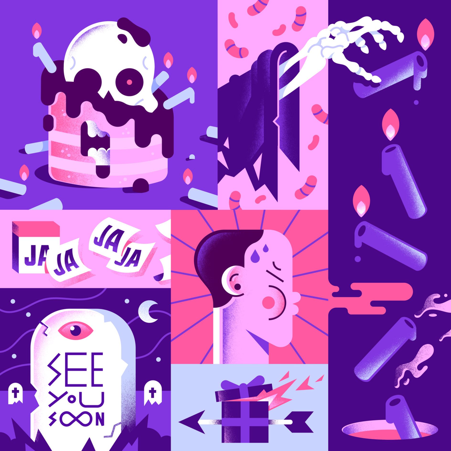 Enisaurus simplifies reality in his satisfyingly geometric artwork and ...