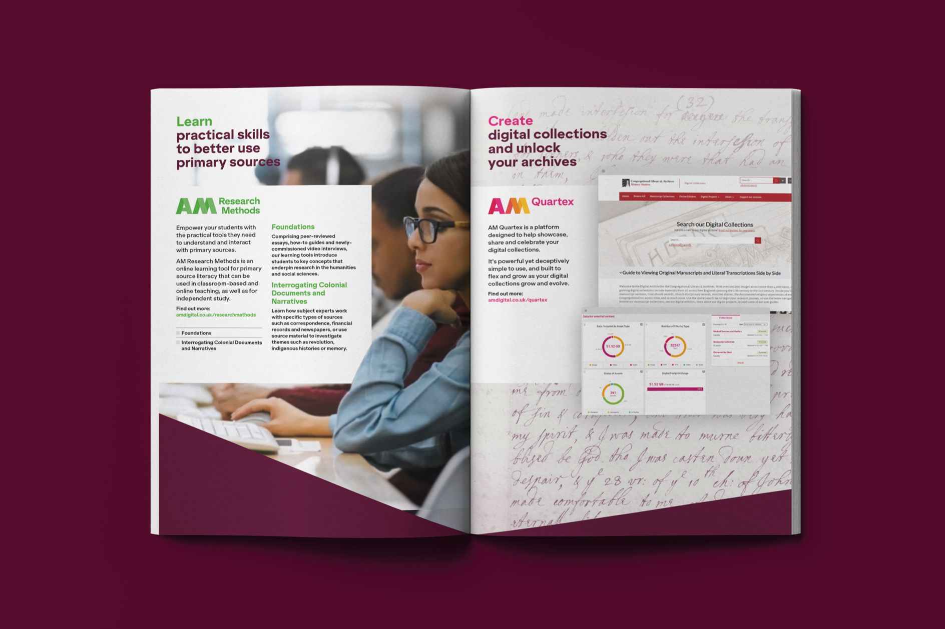 Limber Brands brings archival gems to life with a new brand for Adam Matthew | Creative Boom