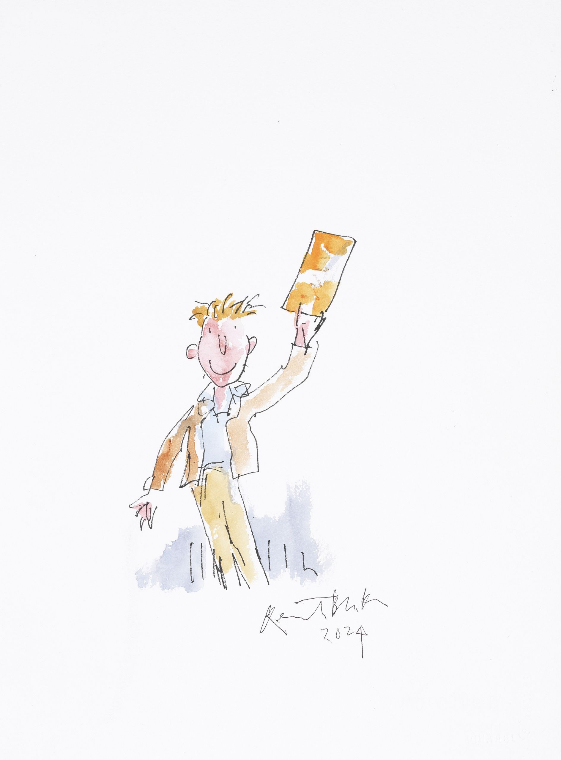 Quentin Blake re-draws classic characters for Bonhams fundraising ...