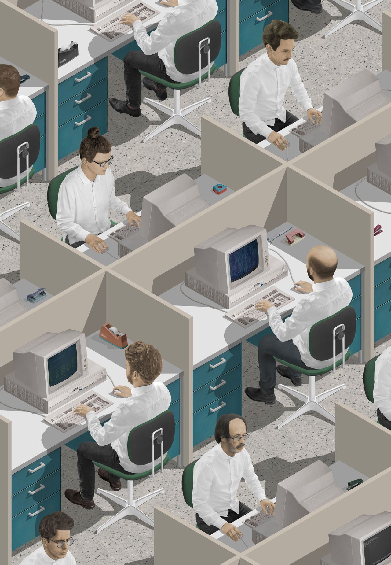 Dispassionately Digital: Max Guther highlights the absurdities of daily ...