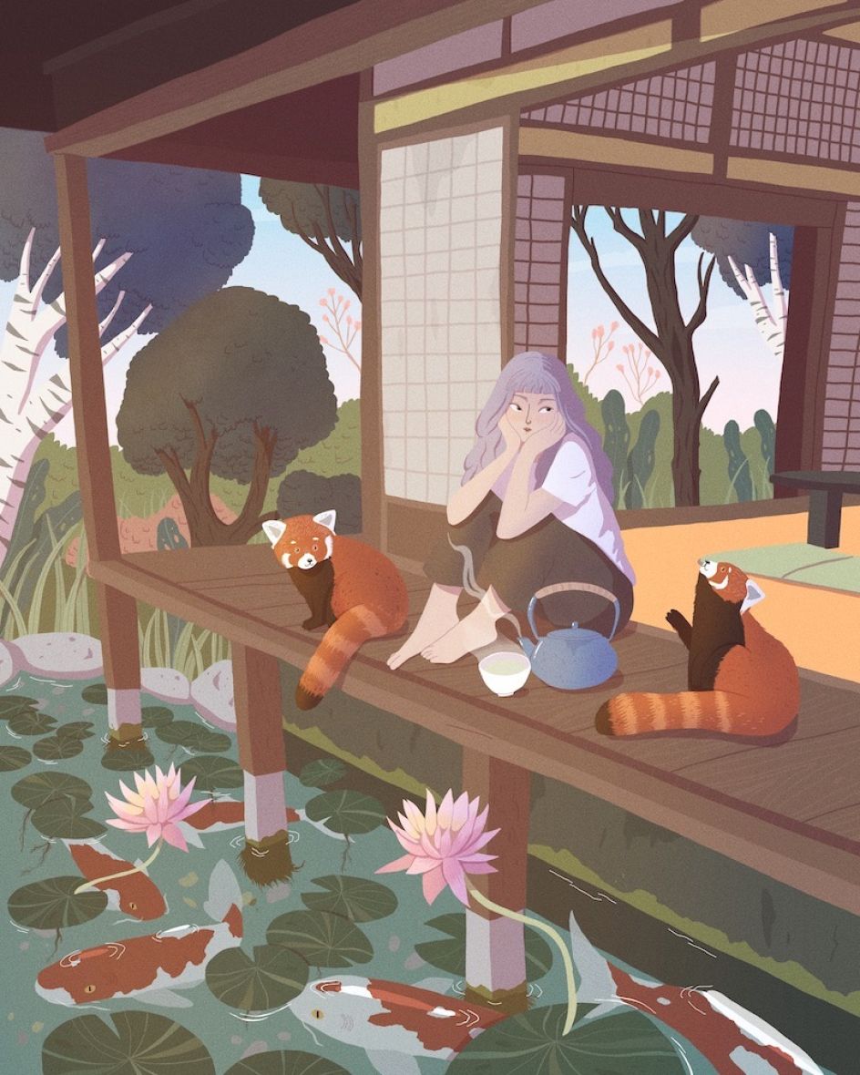 Anna Knopf's cosy illustrations capture worlds and emotions we can all ...