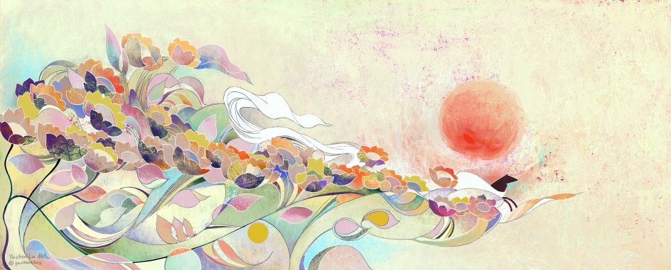 Yuchen Lu creates dreamlike illustrations inspired by Greek mythology ...
