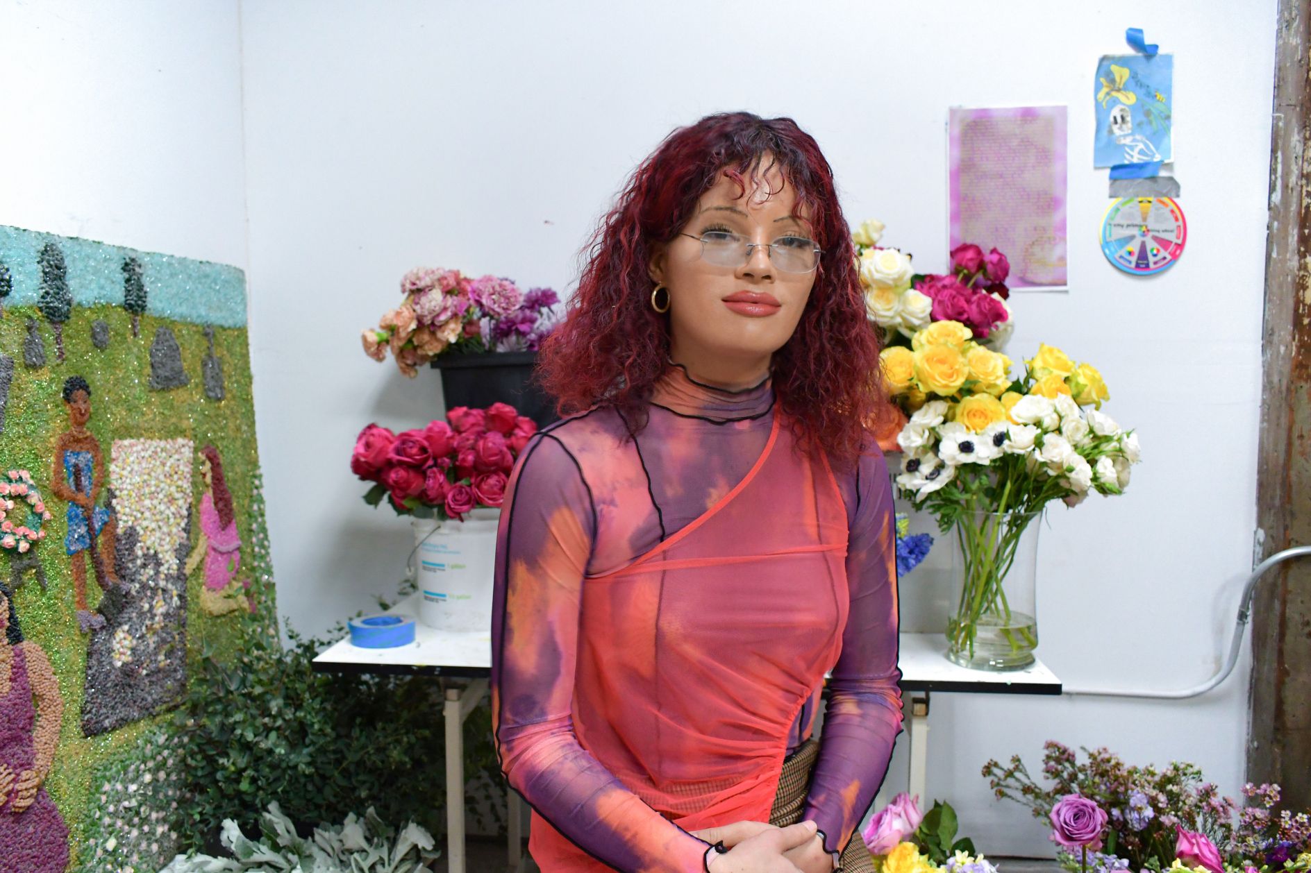 A thousand beads create a picture: Introducing textile artist Nereida ...