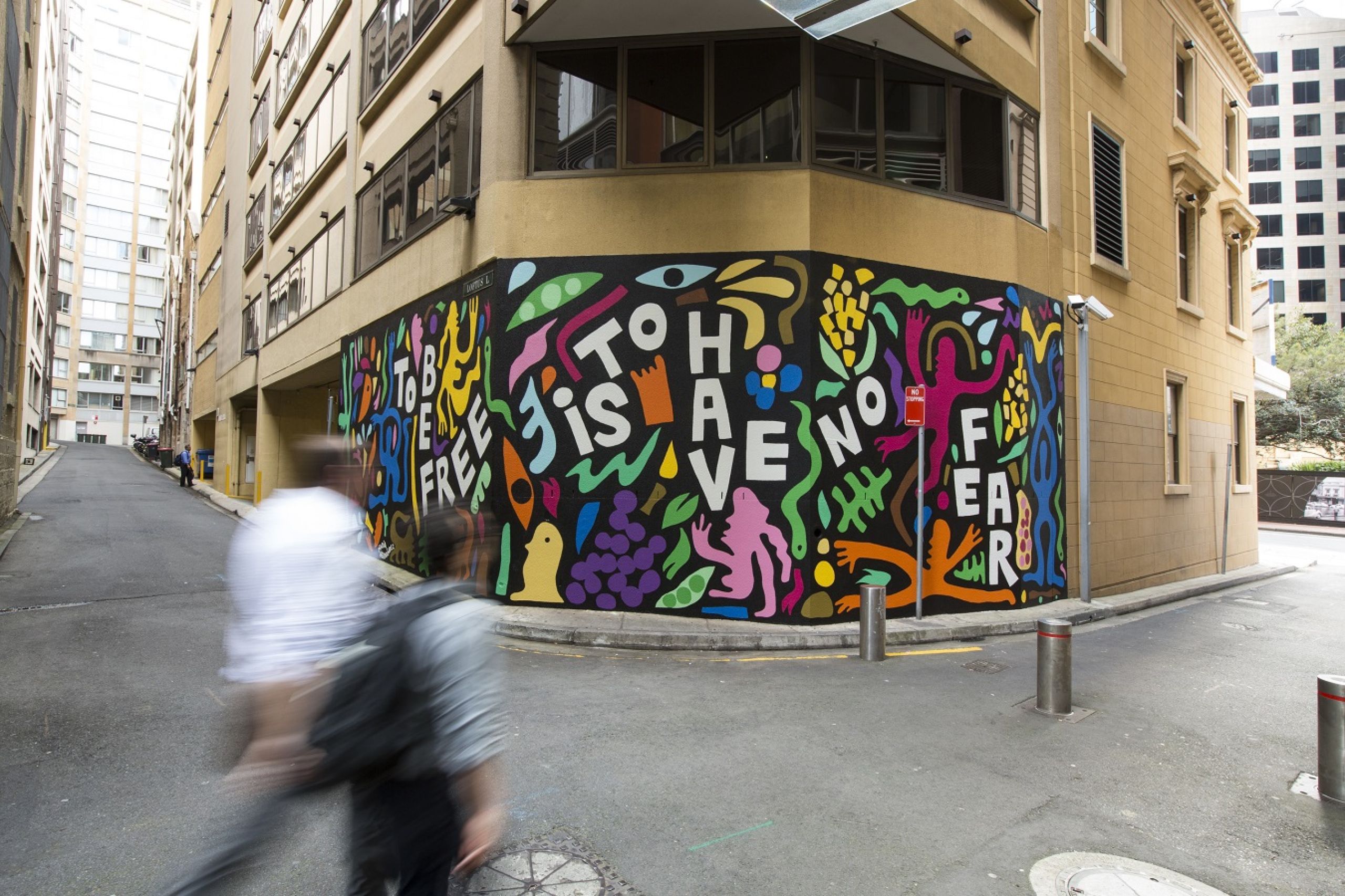 Artist explores human rights and freedom with Sydney's latest street ...