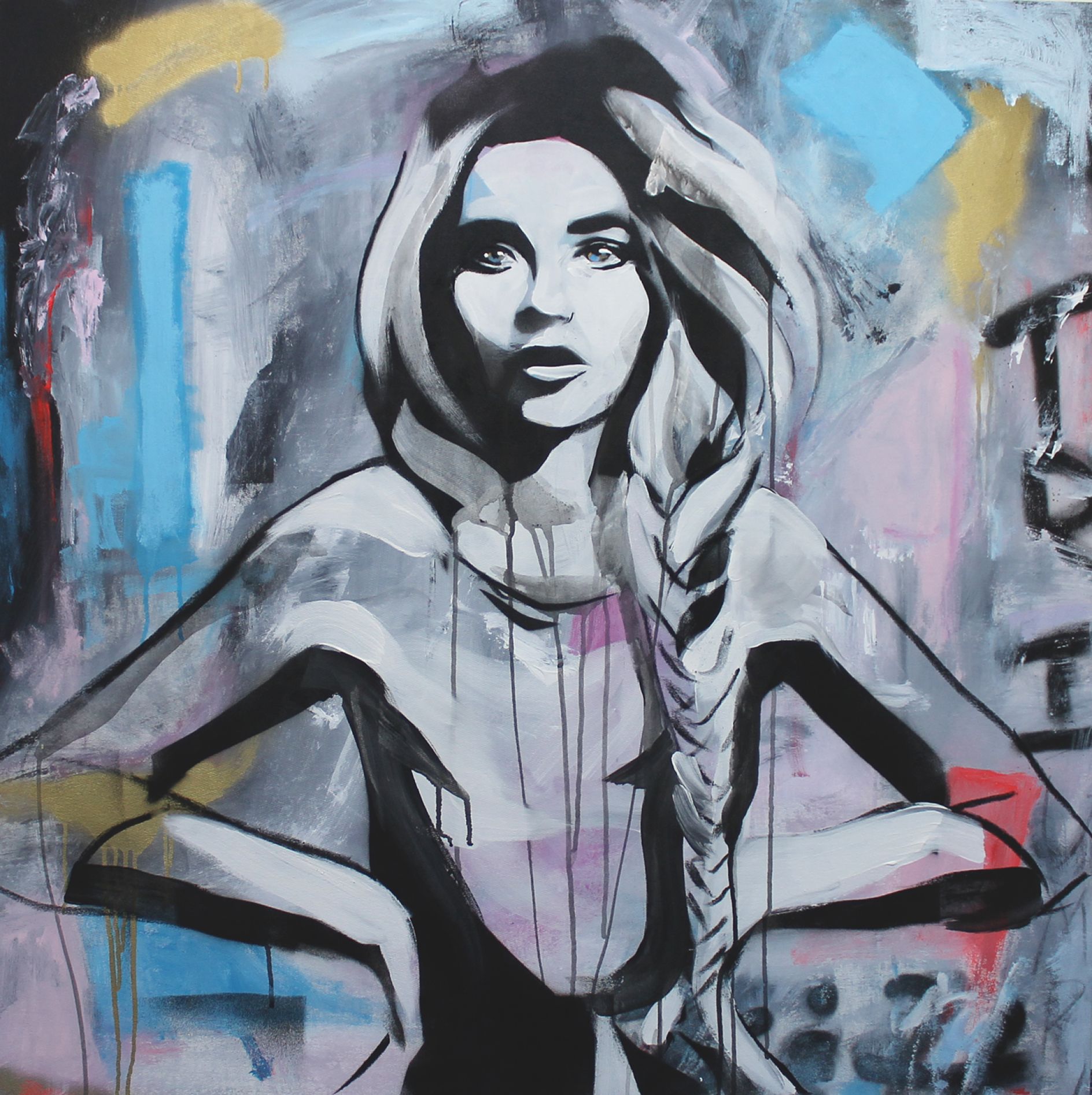 Natural, Beautiful & Strong: Urban street art portraits of tranquil ...