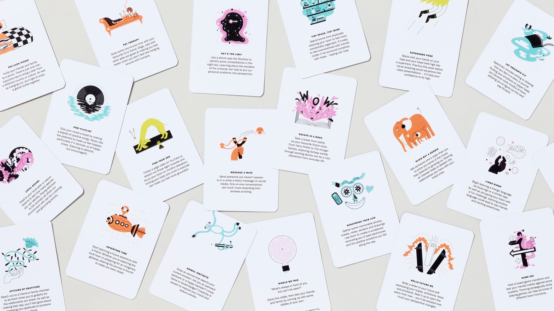 Positive Power-ups is a deck of cards for young people that sparks ...