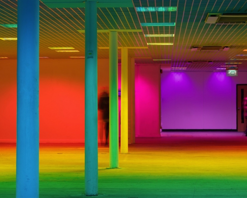 Step inside a 5,000 sq ft rainbow - a new immersive light installation ...