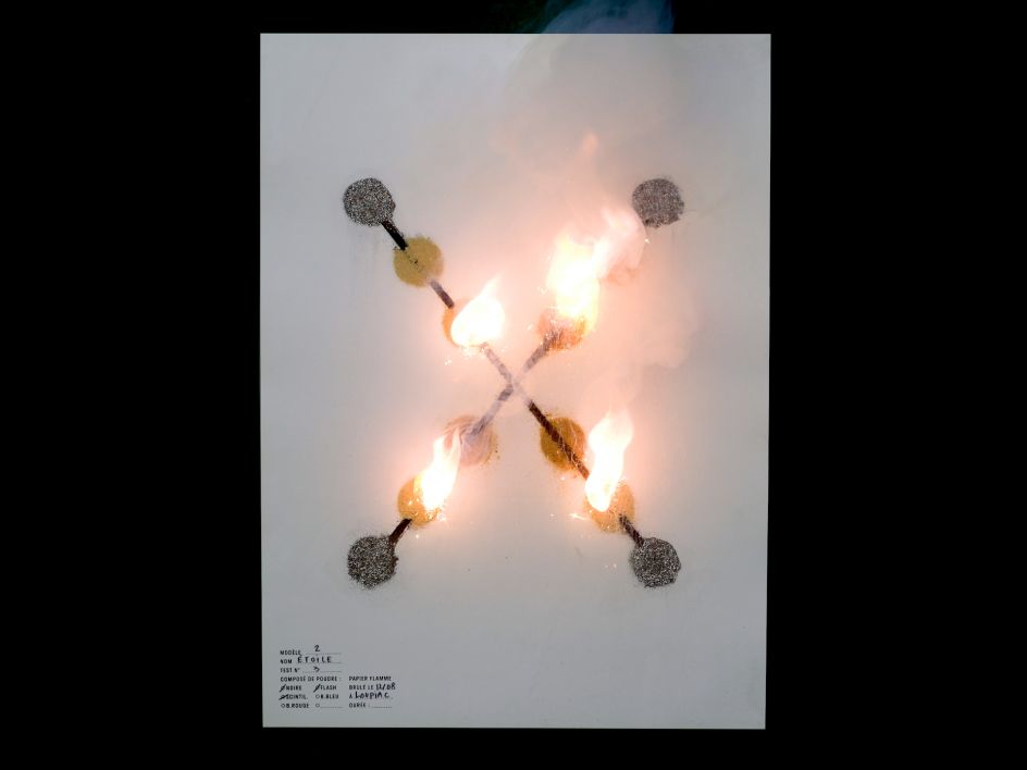 Incendiary poster series creates its designs with special pyrotechnic ...