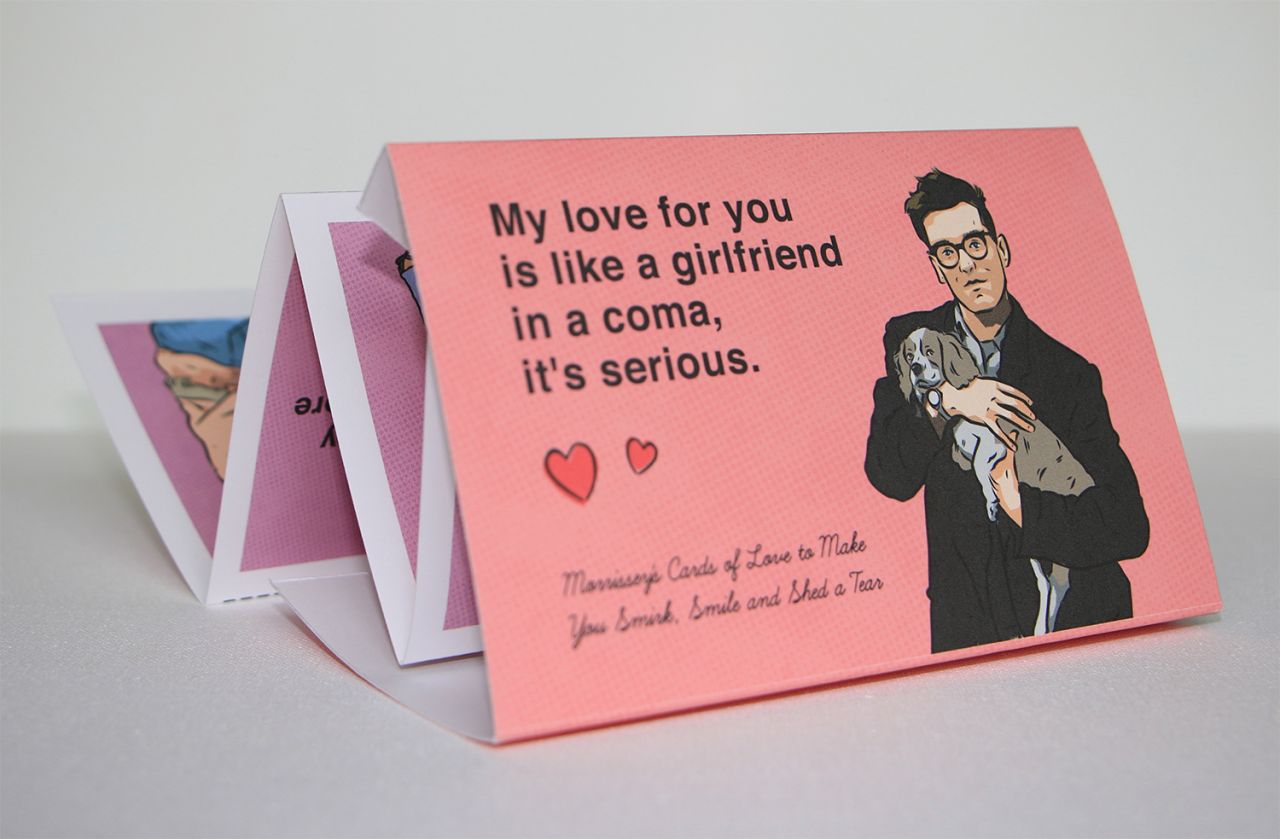 Morrissey's Cards of Love are designed to make you smirk, smile and ...