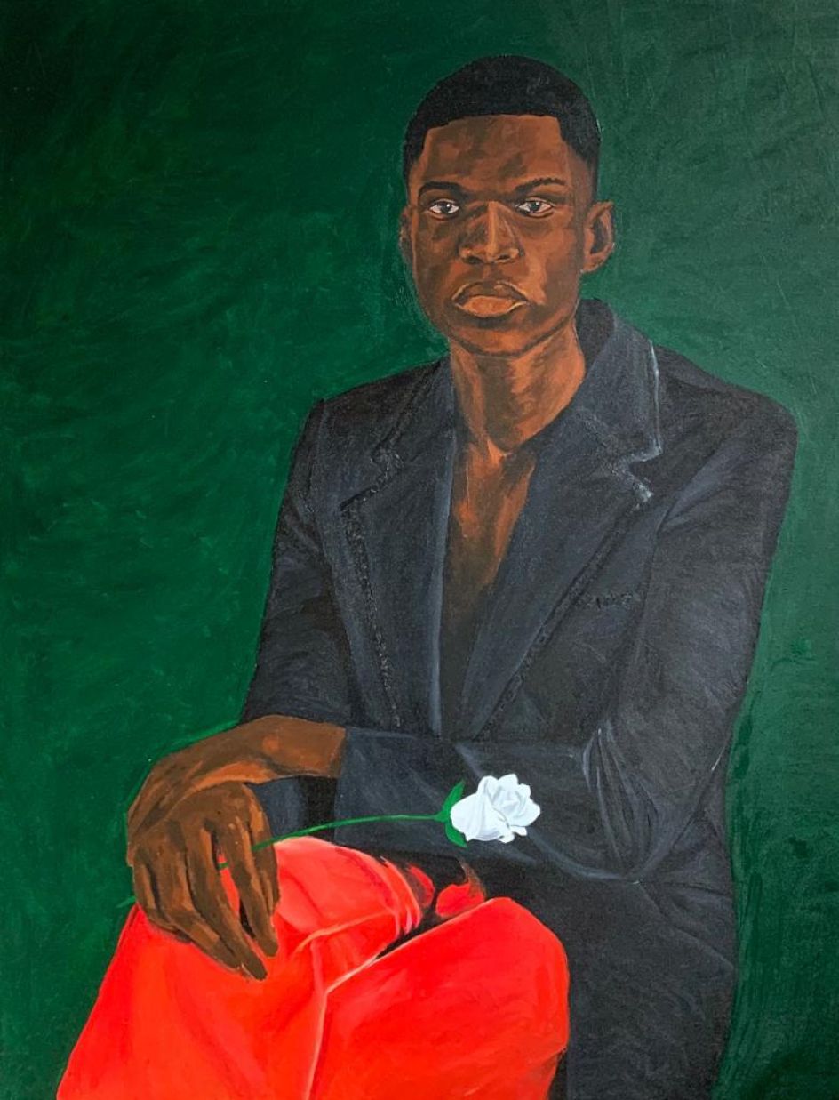 Matthew Eguavoen's figurative paintings spark important conversations ...
