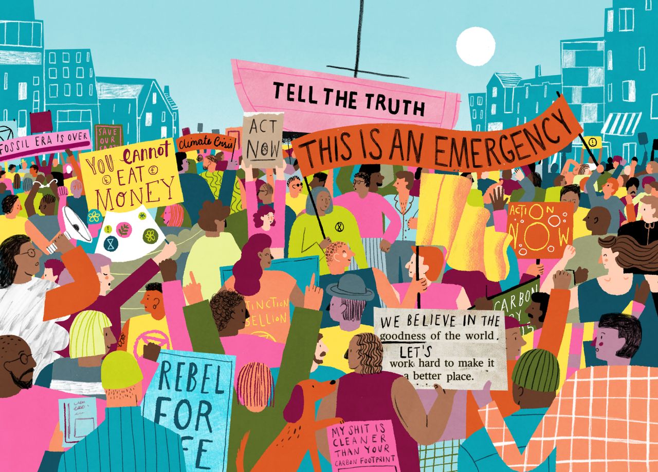 Harry Woodgate's richly textured illustrations that burst with energy ...