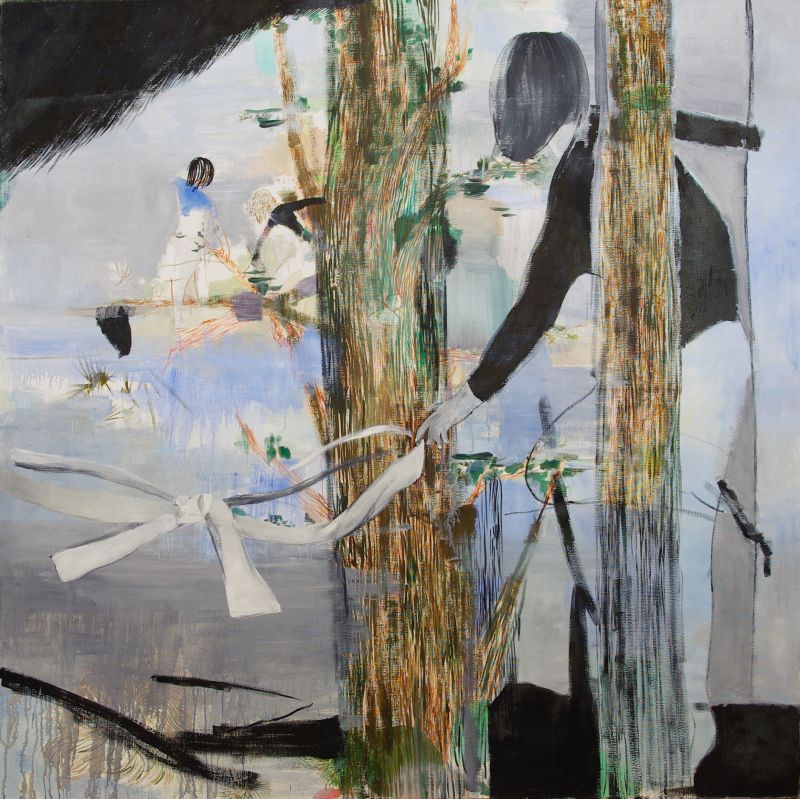 Keiko Kimoto's experimental paintings are a delicate expression of pure ...