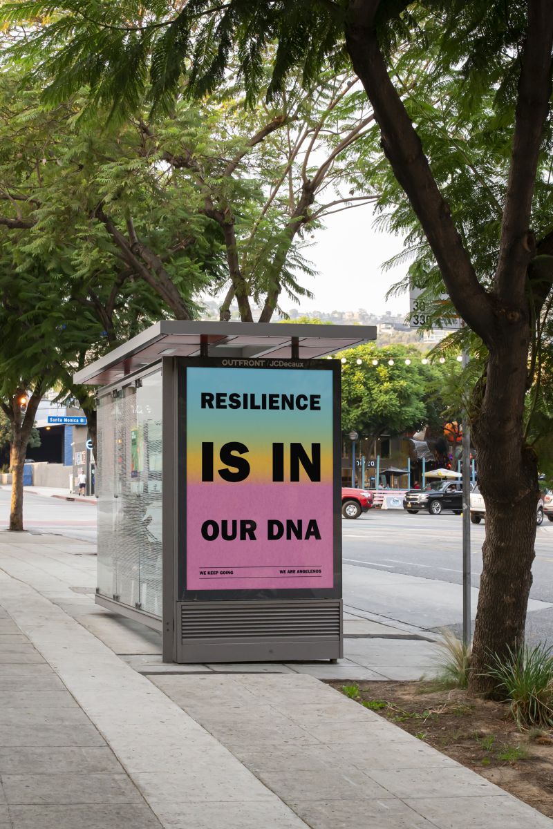 An uplifting campaign in US cities featuring 150 positive slogans urges ...
