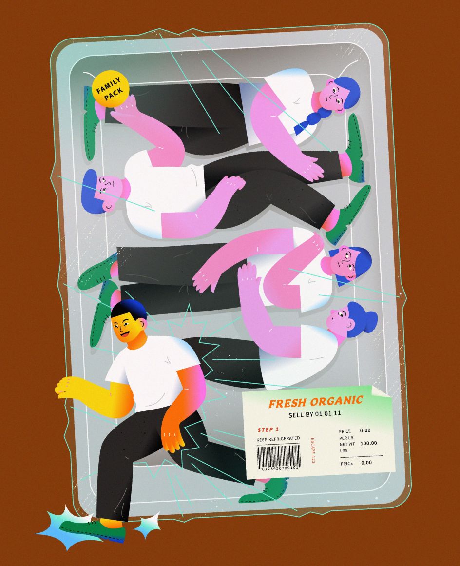 Xinyue Song escapes the patterns of everyday life with her happy and ...