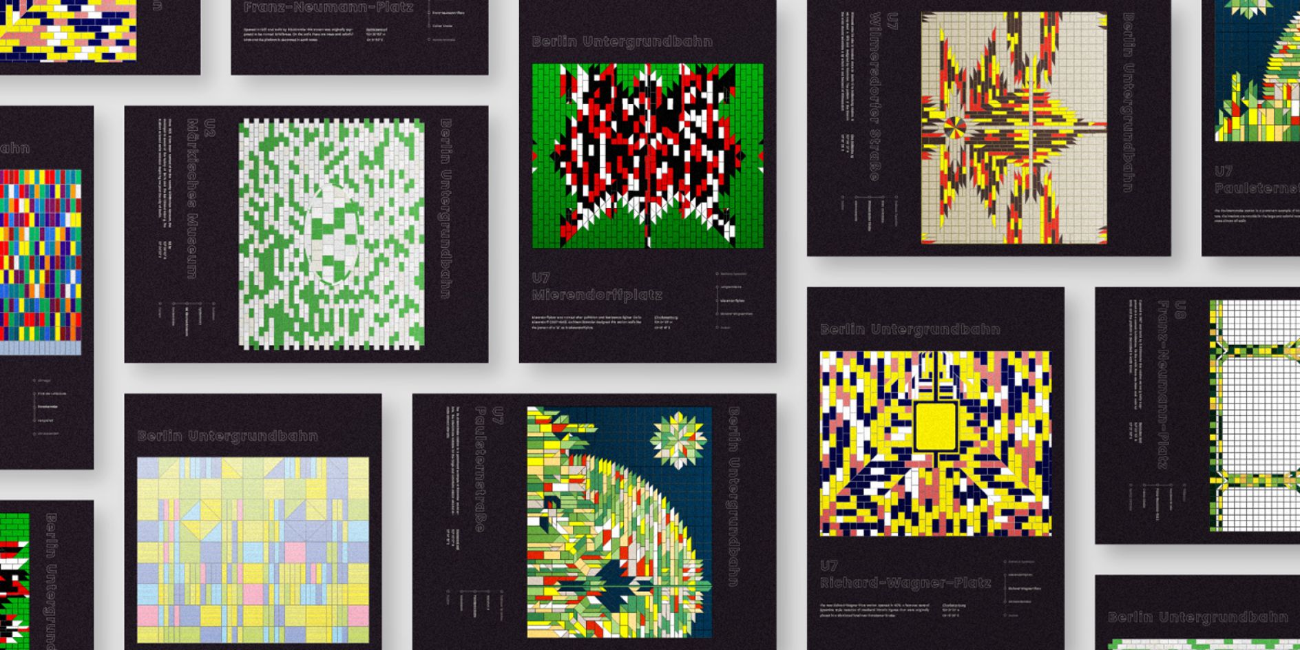 Federico Leggio pays tribute to Berlin's U-Bahn with graphic poster ...