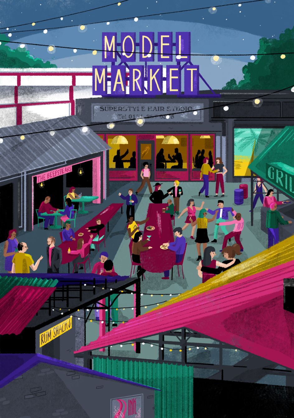 Harry Woodgate's richly textured illustrations that burst with energy ...