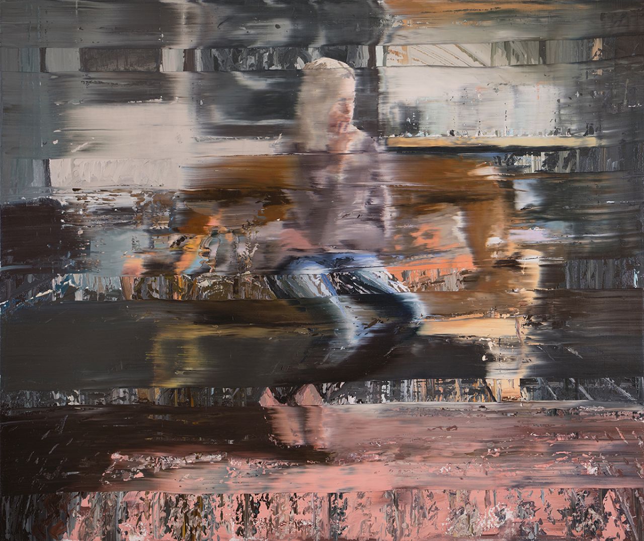 Fragmented Identity: Andy Denzler's blurred and frenzied artworks of ...