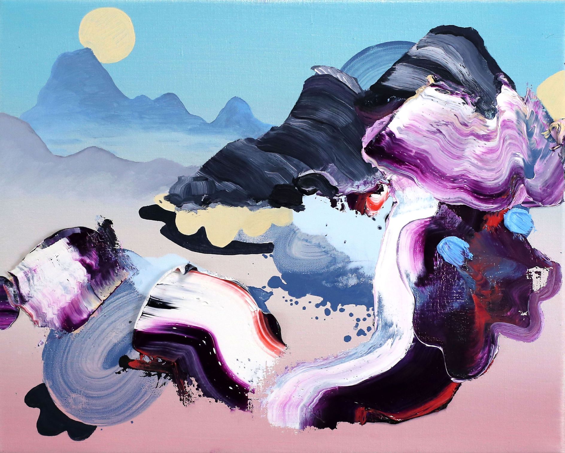 Paintings by Jane Rainey inspired by the ocean and traditional Japanese ...
