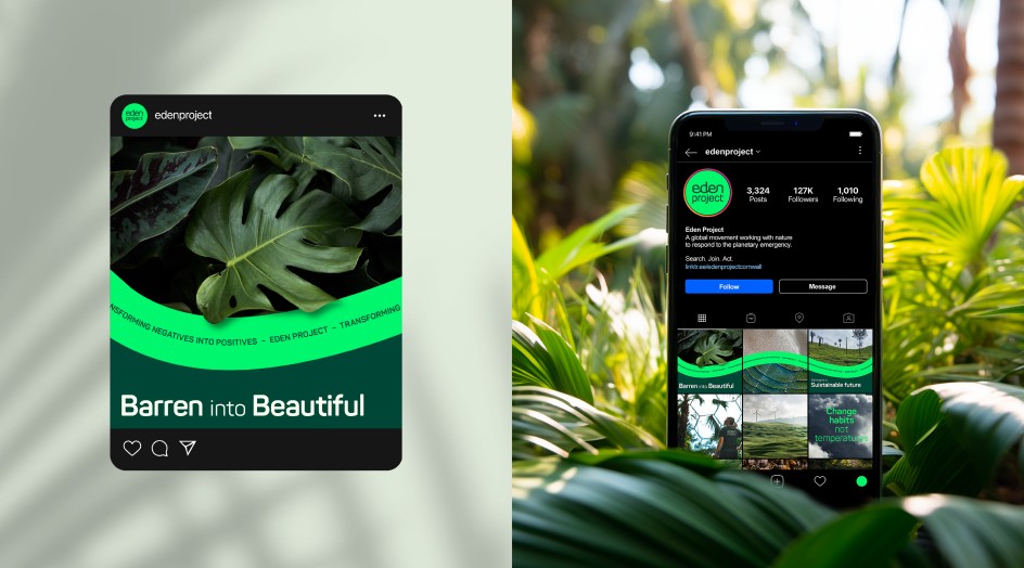 The Eden Project's first rebrand is a force of positivity fighting ...