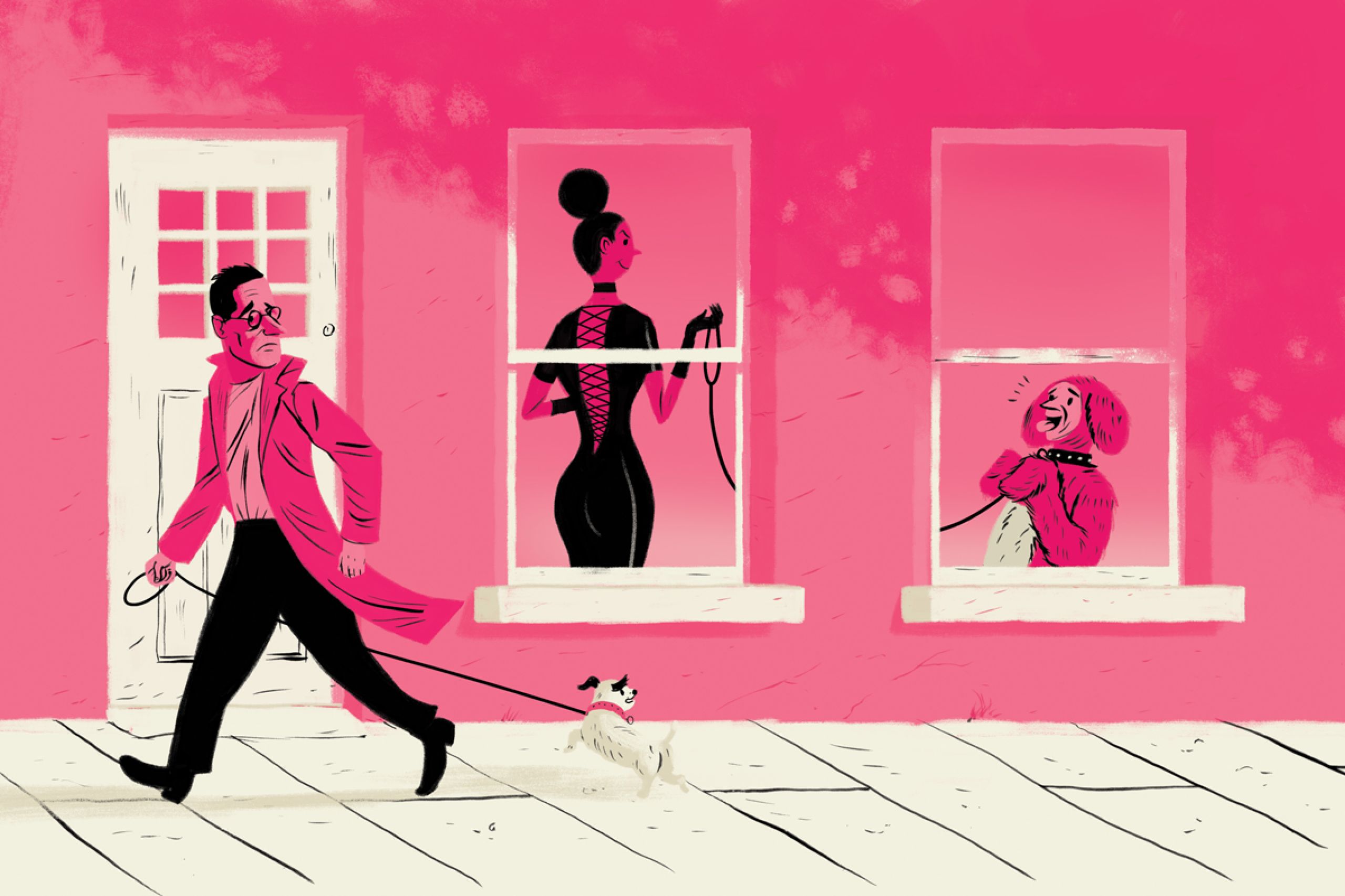 Artist illustrates the strangest things ever spotted through a window ...