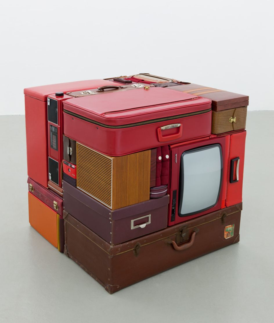 Giant Tetris-inspired stacked sculptures made out of everyday objects ...