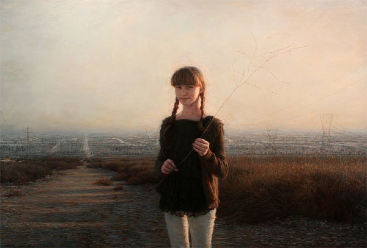 Intimate dramas with Julio Reyes, a painter that trained as a soccer ...