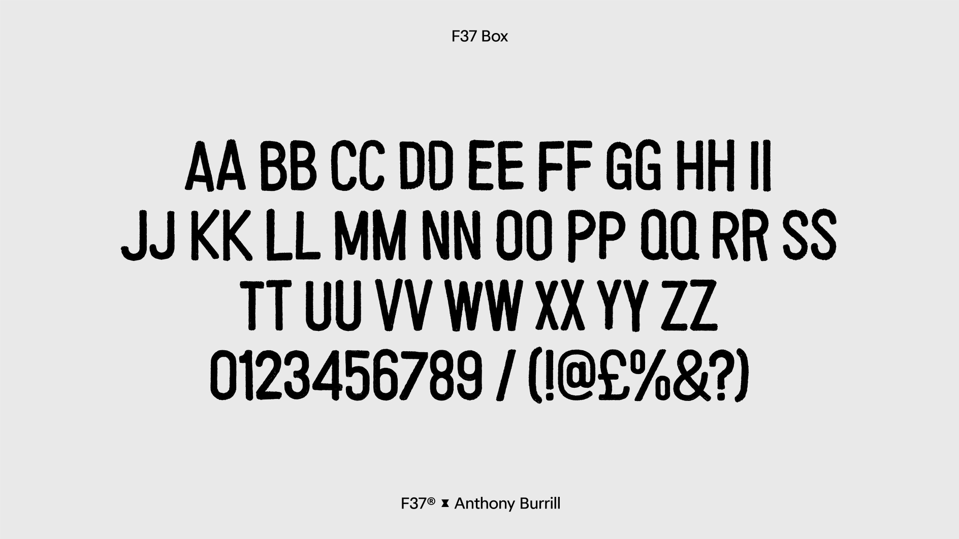 F37's new collaborative typeface collection is unlike any you've ever seen before | Creative Boom
