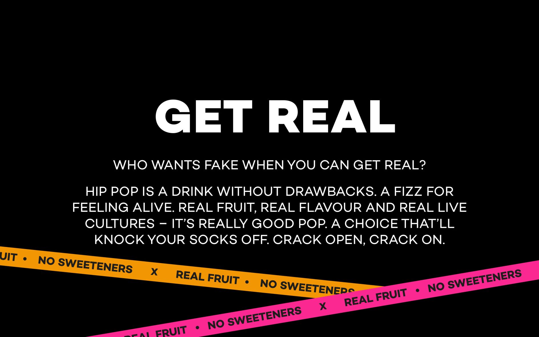 Hip Pop gets real with a punchy rebrand by Robot Food | Creative Boom