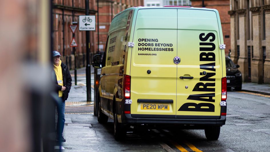 Upbeat rebrand of homeless charity Barnabus centres on 'the journey off ...