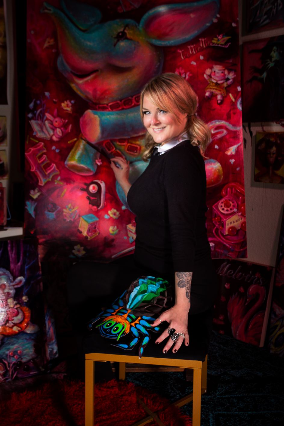 Brandi Milne's surreal paintings are a beautiful, candy-coated ...