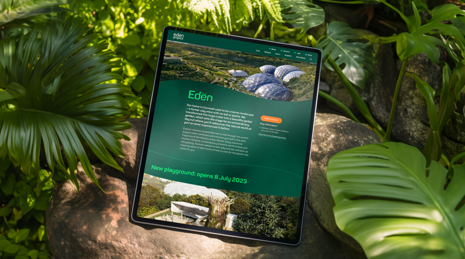 The Eden Project's first rebrand is a force of positivity fighting ...
