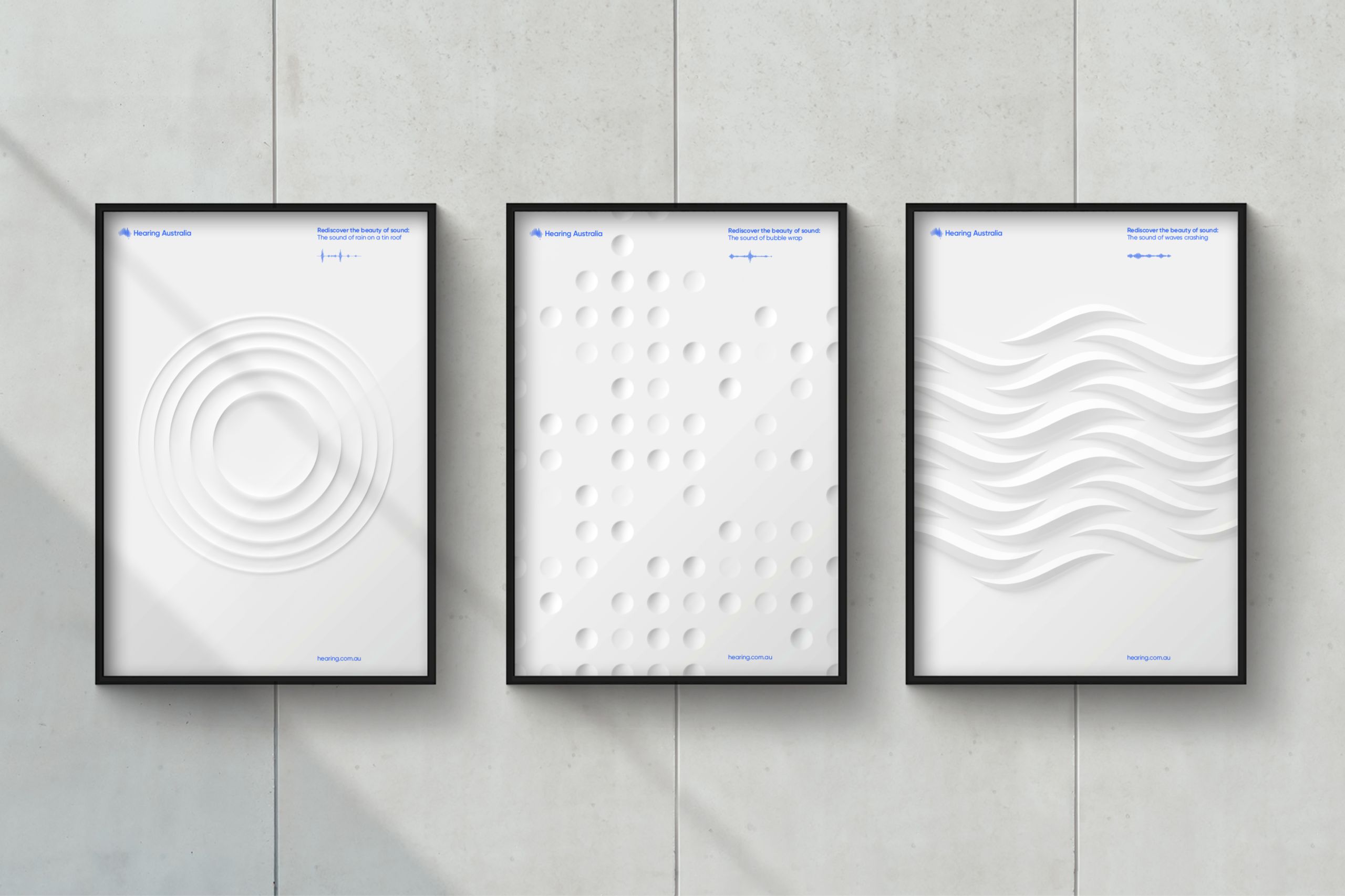 Landor celebrates sound with a new identity for Hearing Australia that ...