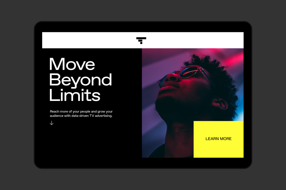 A LINE's new identity for Tatari takes its inspiration from TV elements ...