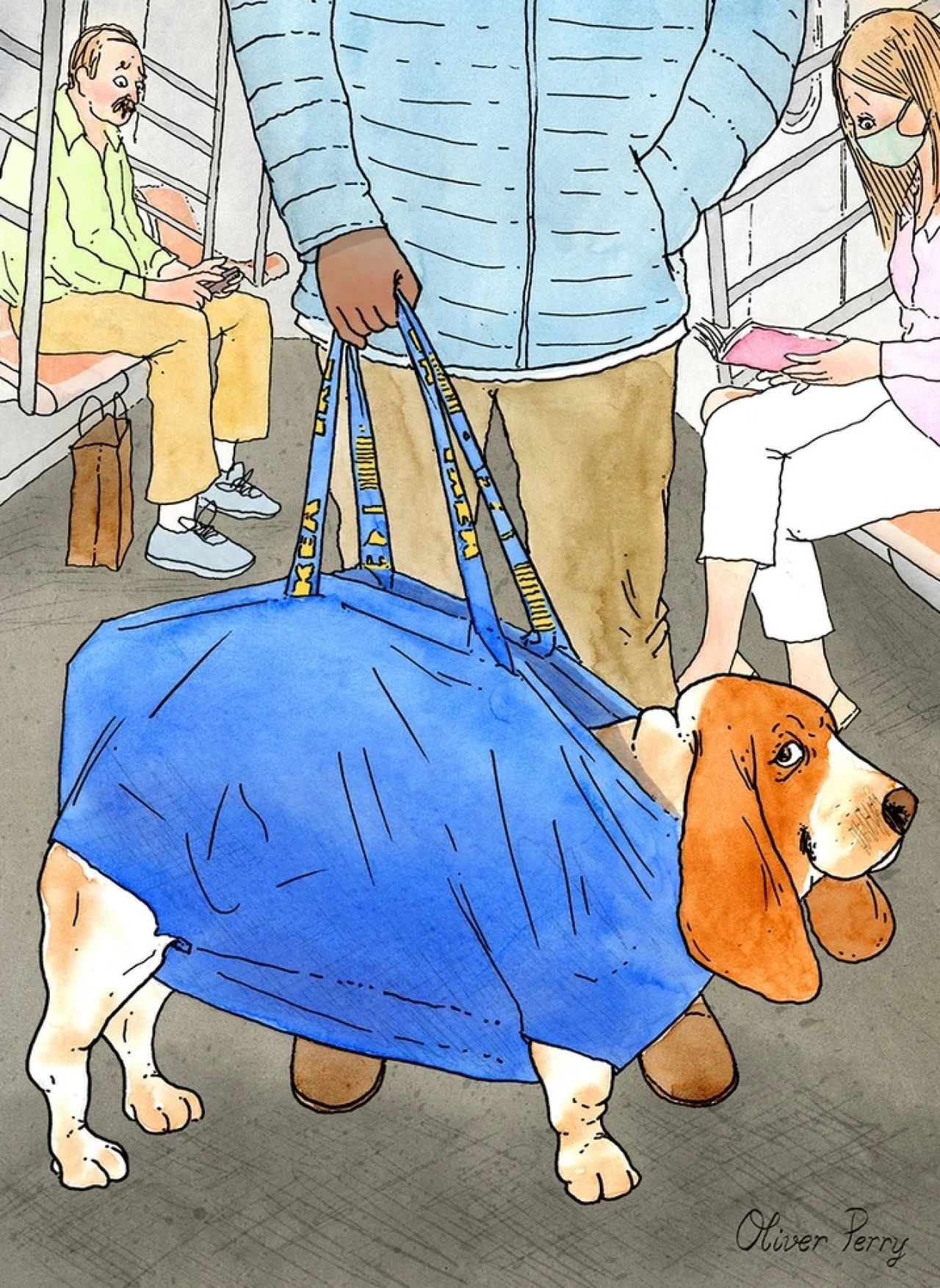 Oliver Perry's charming illustrations recreate the magic of vintage New ...