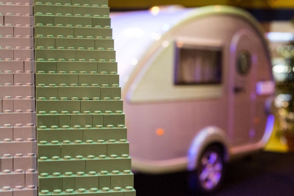 Record-breaking, life-sized caravan built entirely from LEGO bricks ...
