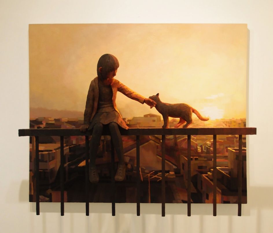 Artist Shintaro Ohata blends sculptures and paintings to create 3D ...