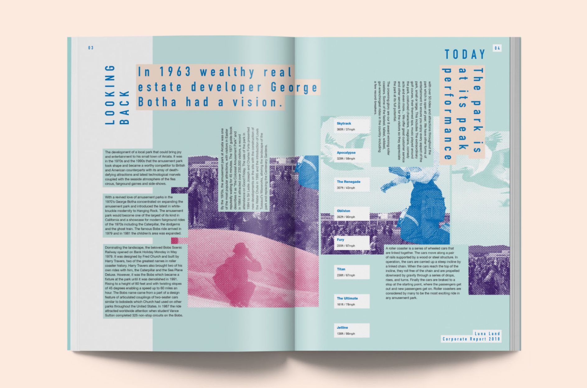18 'non-boring' corporate reports designed by graphic design students ...