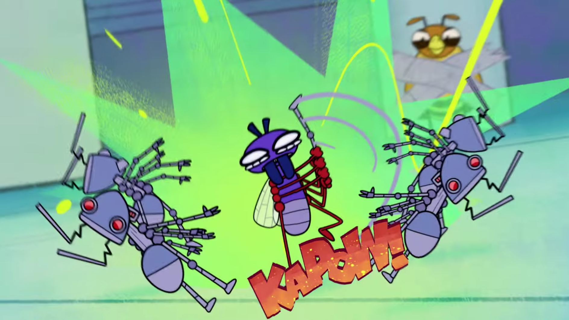 New online Aardman series is a loving parody of superhero comics ...